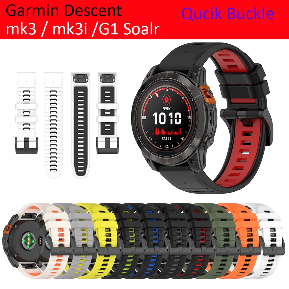 For Garmin Descent mk3i mk3 G1 Solar letel strap 43mm 51mm quick buckle ...