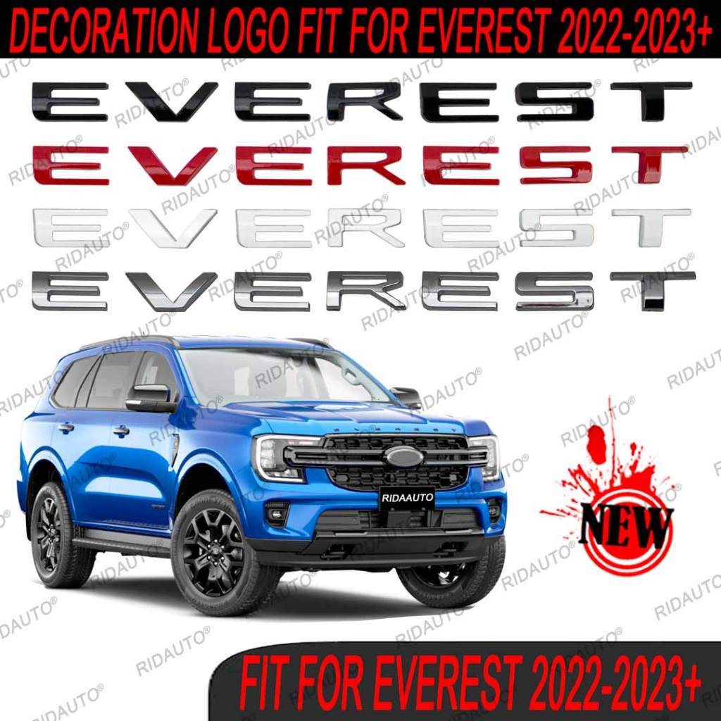 3D Hood Emblem Logo Letters Rear Side Door Sticker With Glue Chromium ...