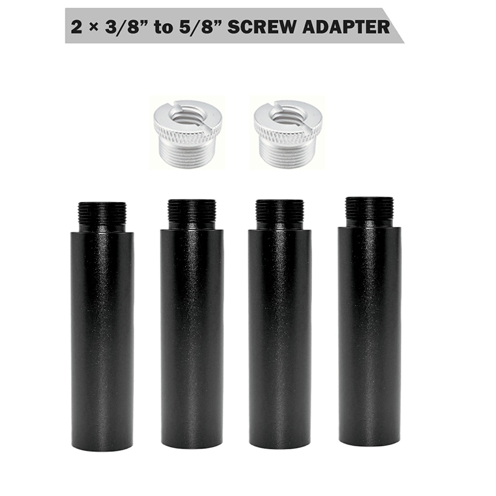 Mic Stand Extension Tube Microphone Extension Pipe Aluminium Alloy ...