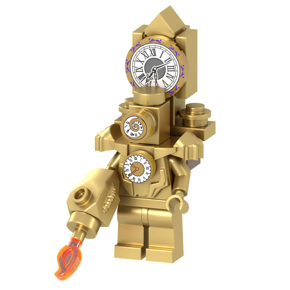 Titan Clockman Golden Figures Skibidi Toilet LG0079 Building Blocks ...
