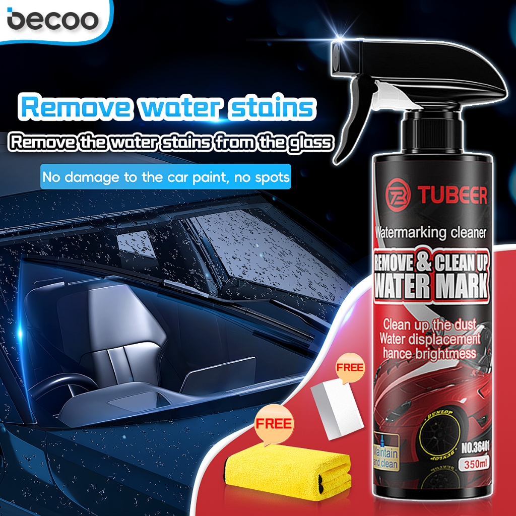 350ml Car Glass Watermark Remover with Free Magic Wipe Towel Car Glass ...