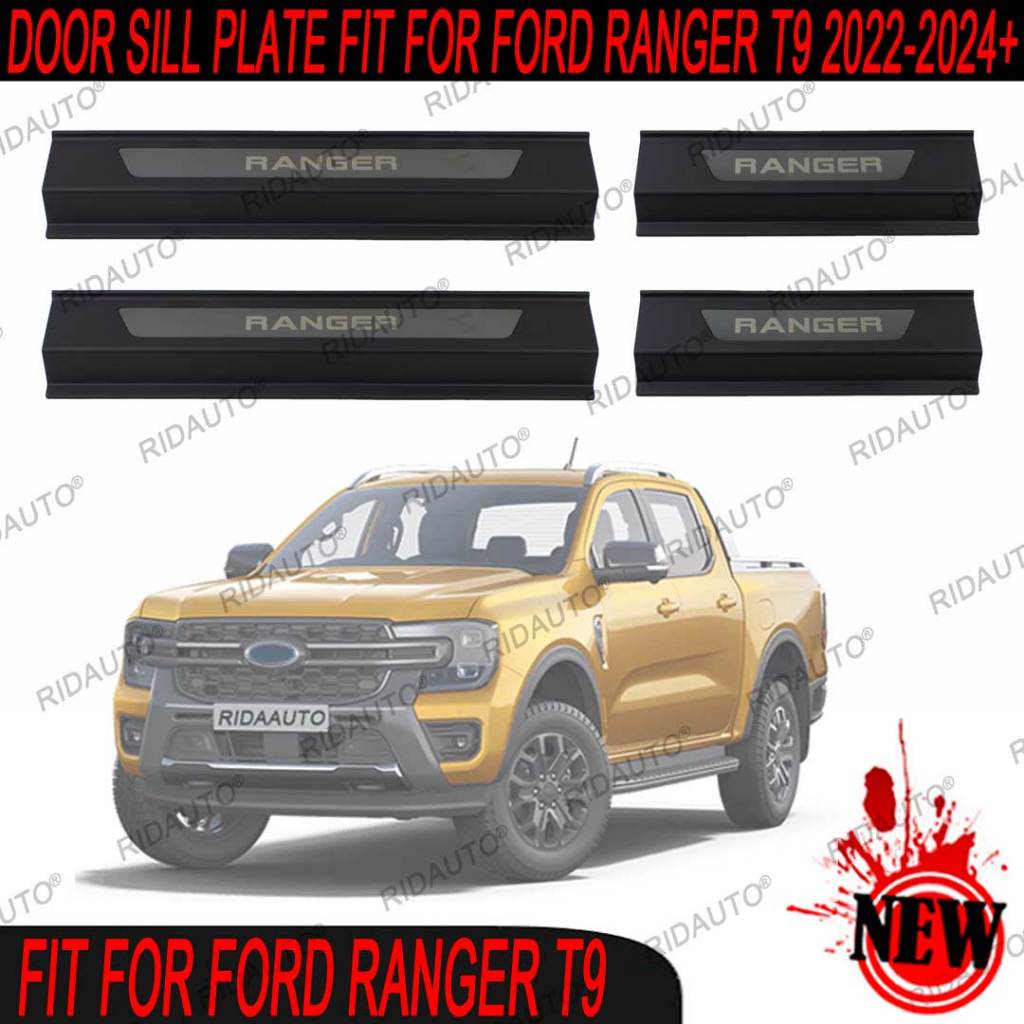 Car Pickup Threshold Strip Door Sill Scuff Plate Protector Trim Pedal ...