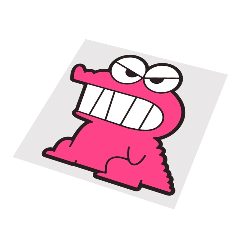 Reflective Car Stickers Crayon Shin-Chan Stickers Angry Dinosaur Car ...