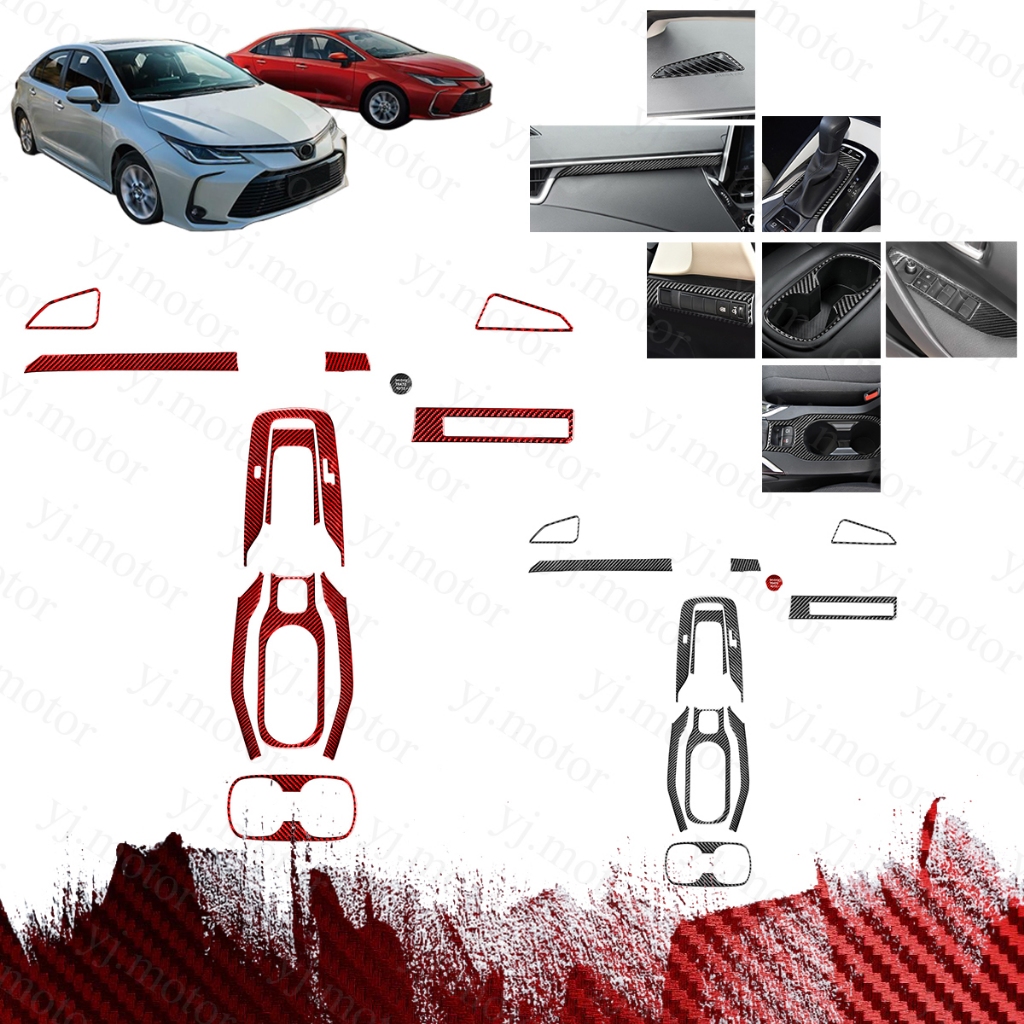 For 2019 - 2023 Toyota Corolla Altis Centre Console Cover Sticker ...