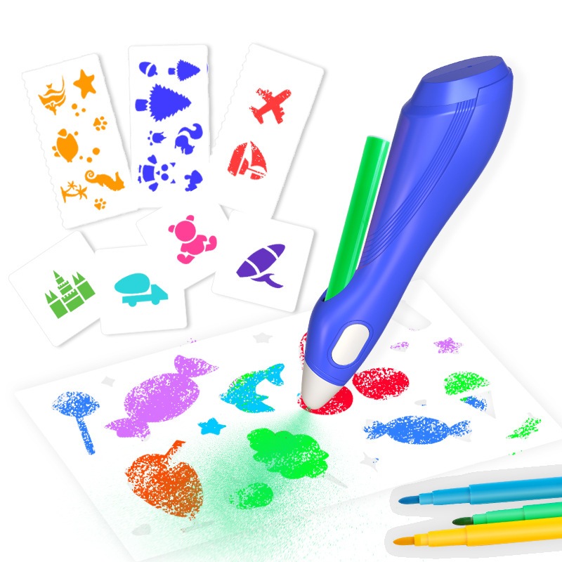 Graffiti Paint Markers, Spray Paint Pen for Kids with 12 Colors ...