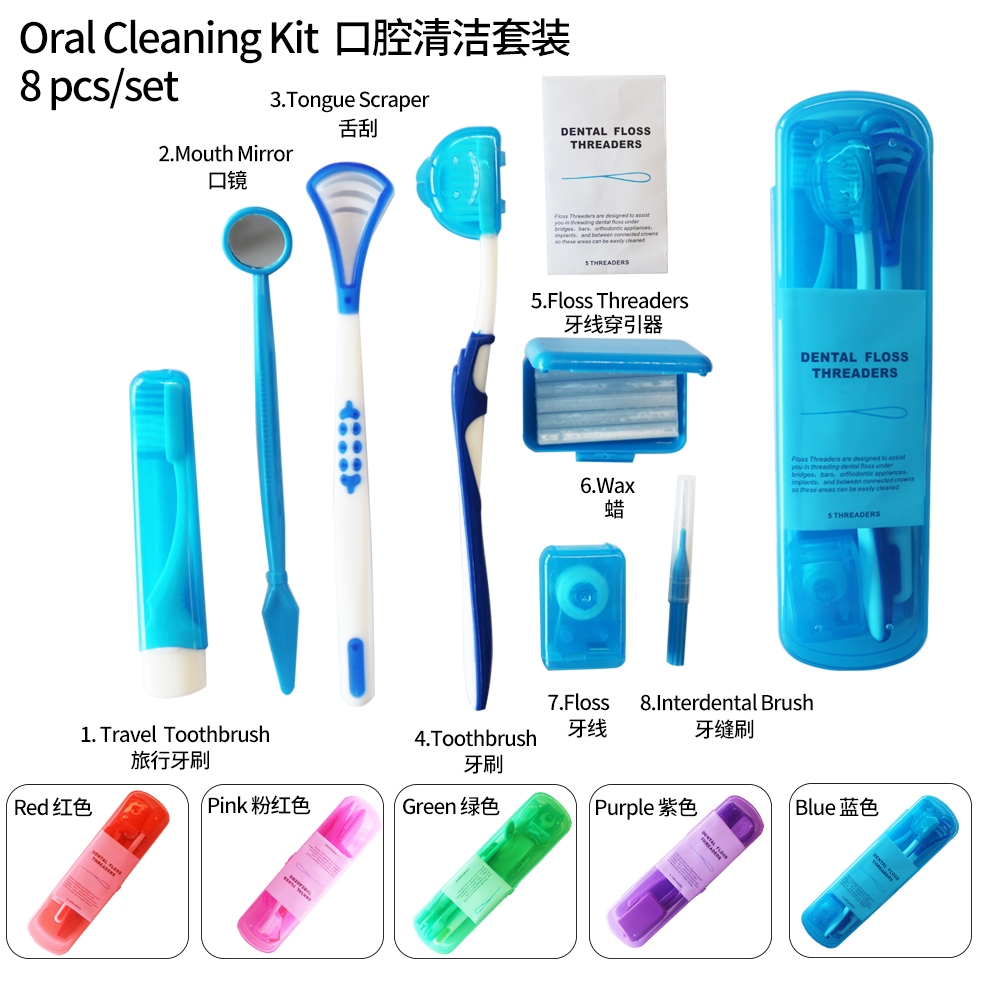 1box 8Pcs Orthodontic Oral Care Cleaning Braces Dental Teeth Kits ...