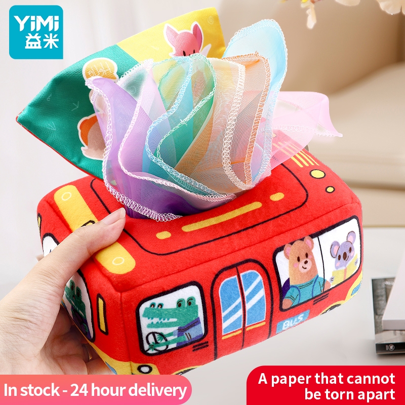 Yimi Baby Draw Paper Toys Tear-Off Tissue Box Over 7 Puzzle Early ...