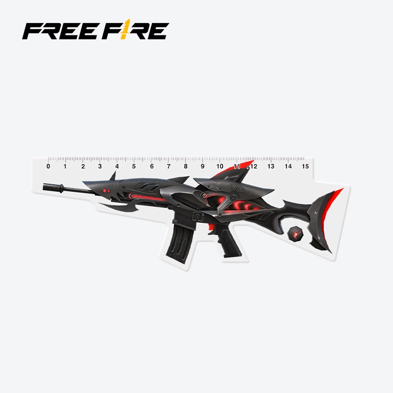 Free Fire PW-SCAR Special shaped acrylic ruler | Shopee Malaysia