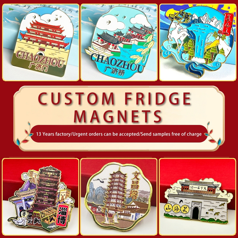 [Custom fridge magnets] Custom Soft Enamel Promotion Magnetic Travel ...