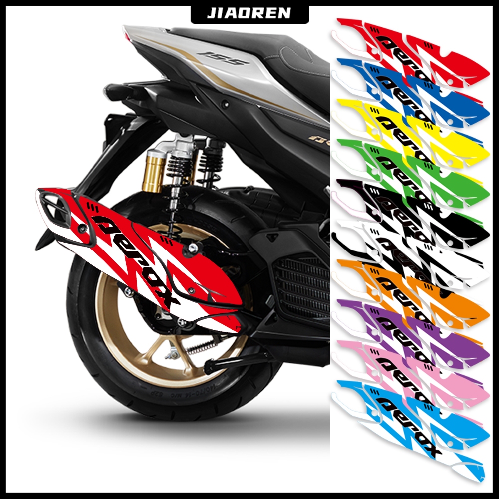 Yamaha aerox v2 muffler cover decorative waterproof sticker | Shopee ...