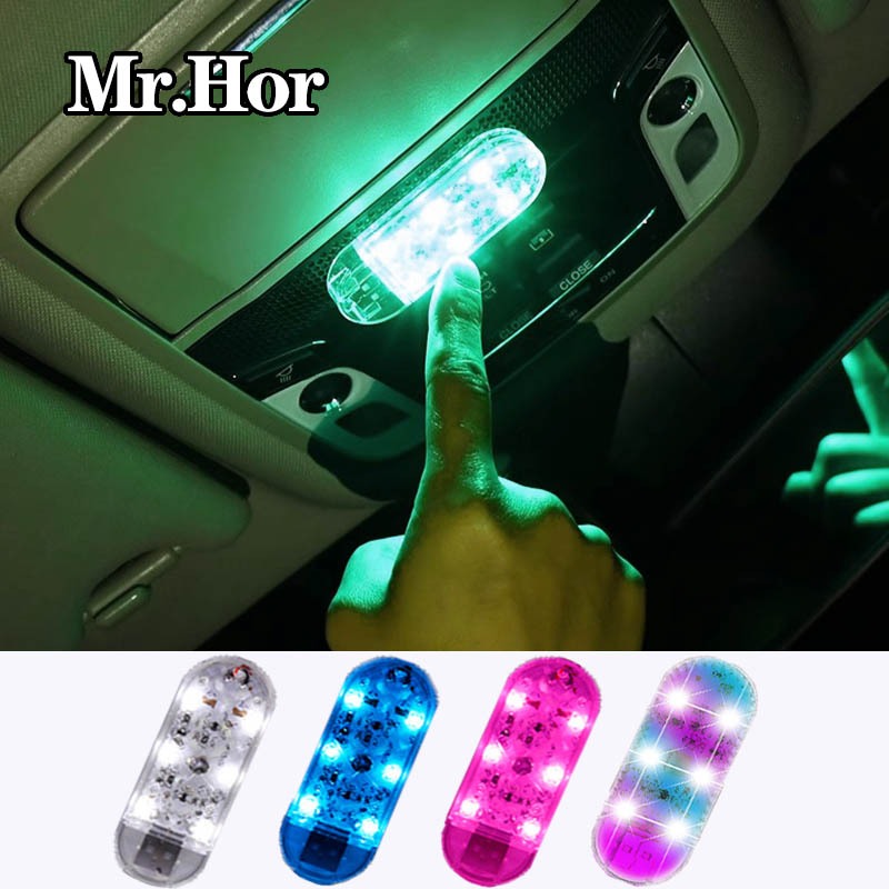 Mr.Ho HF10 Car Led Touch Light Wireless Mini Car Lamp USB Rechargeable ...