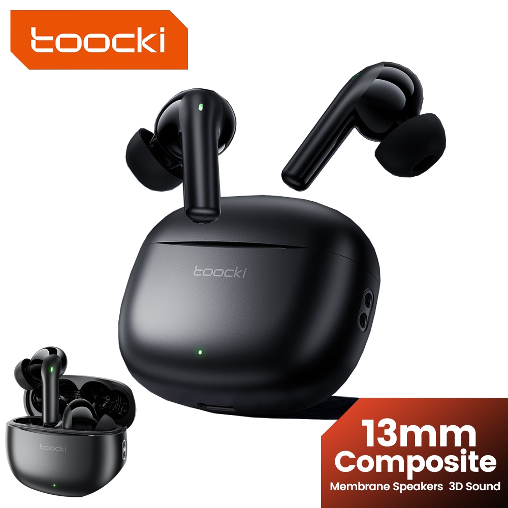 Toocki TWS Bluetooth Earphones Bluetooth 5.3 HiFi Stereo Sound ...