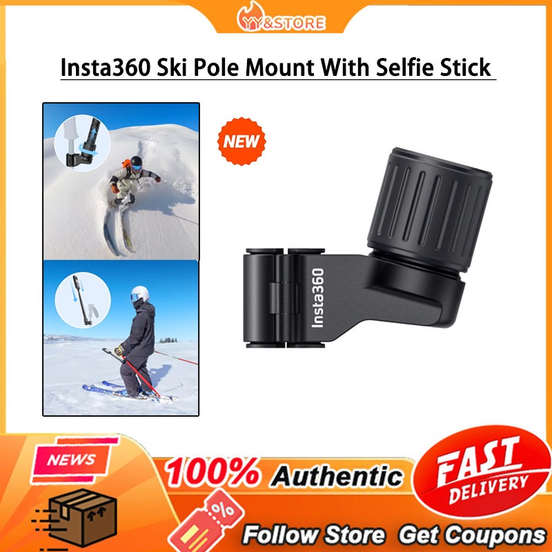 【Original New】Insta360 Ski Pole Mount With Selfie Stick Adapter ...