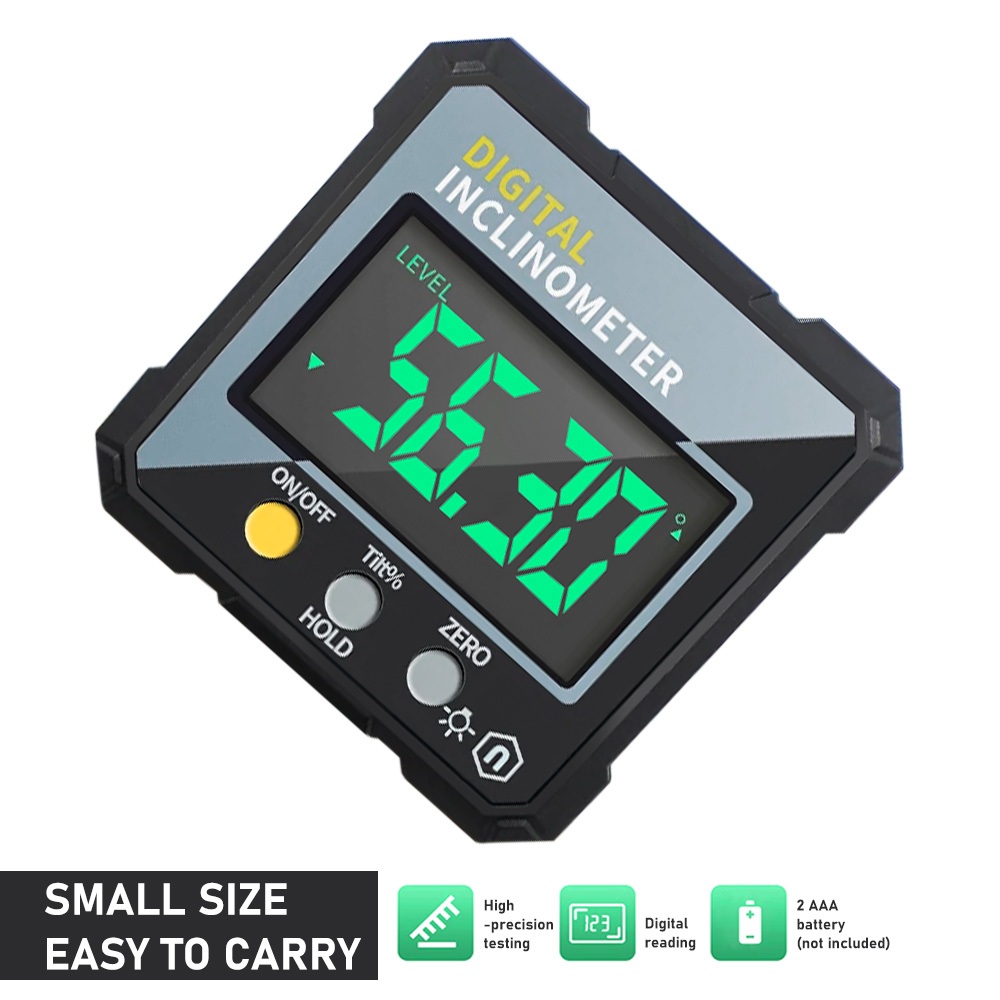 New Products Digital Protractor Mini Type Inclinometer 360 Degree Level ...