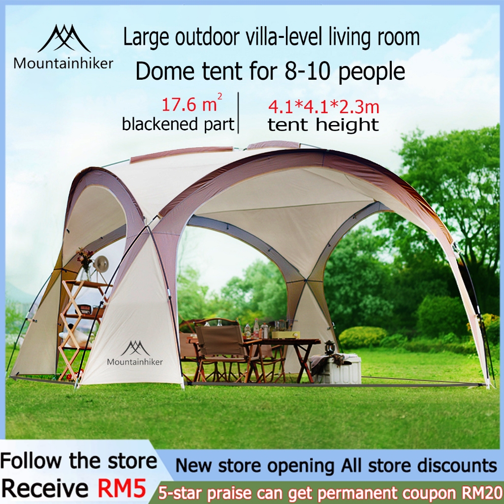 ⚡️Ready stock⚡️ MOUNTAINHIKER Dome Tent Outdoor Portable Tent Shelter ...
