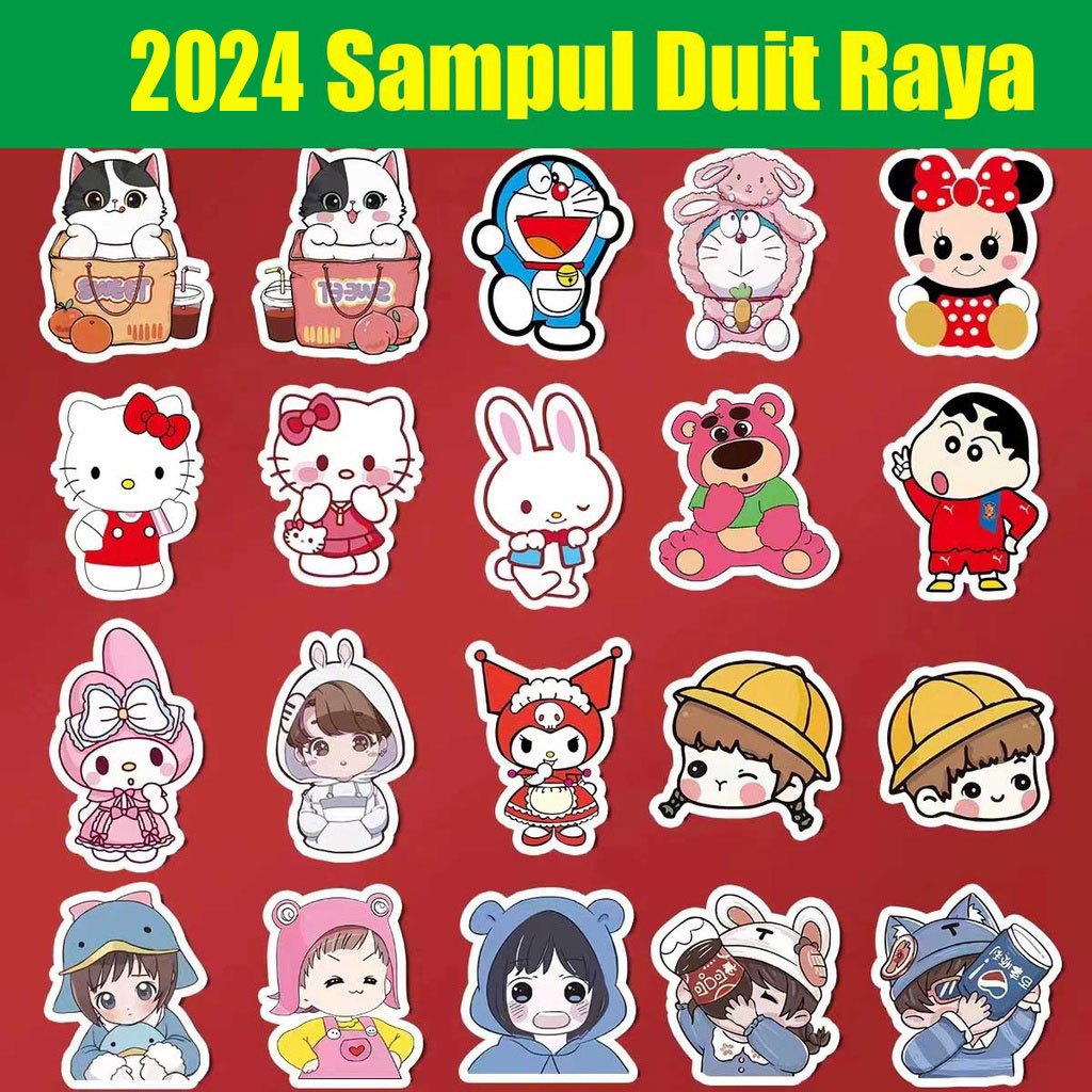 2024 Hari RayaDuit Raya Packet Cartoon Red Envelope Superhero Series ...
