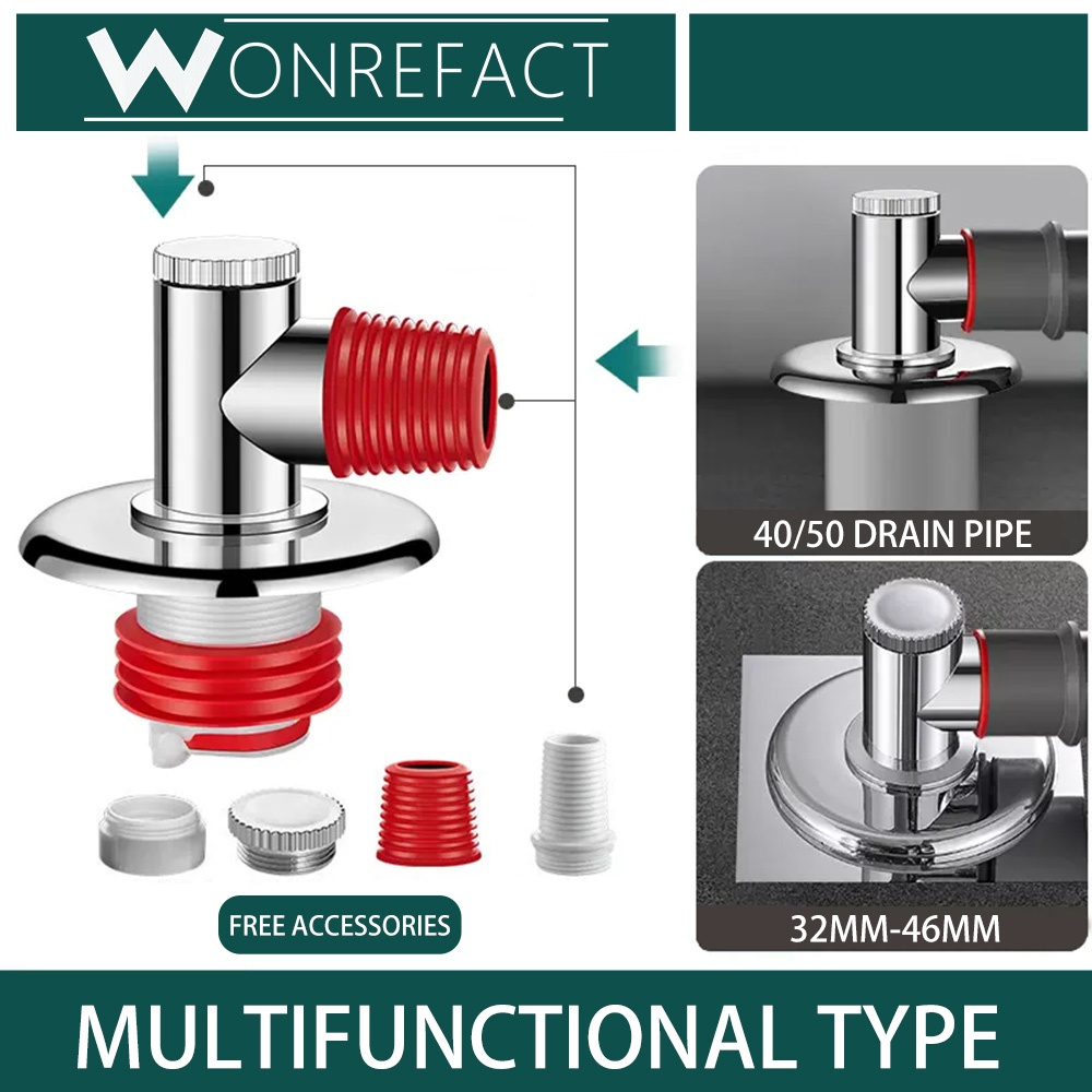 Washing Machine Drain Pipe Floor Drain Special Joint Floor Drain Three ...