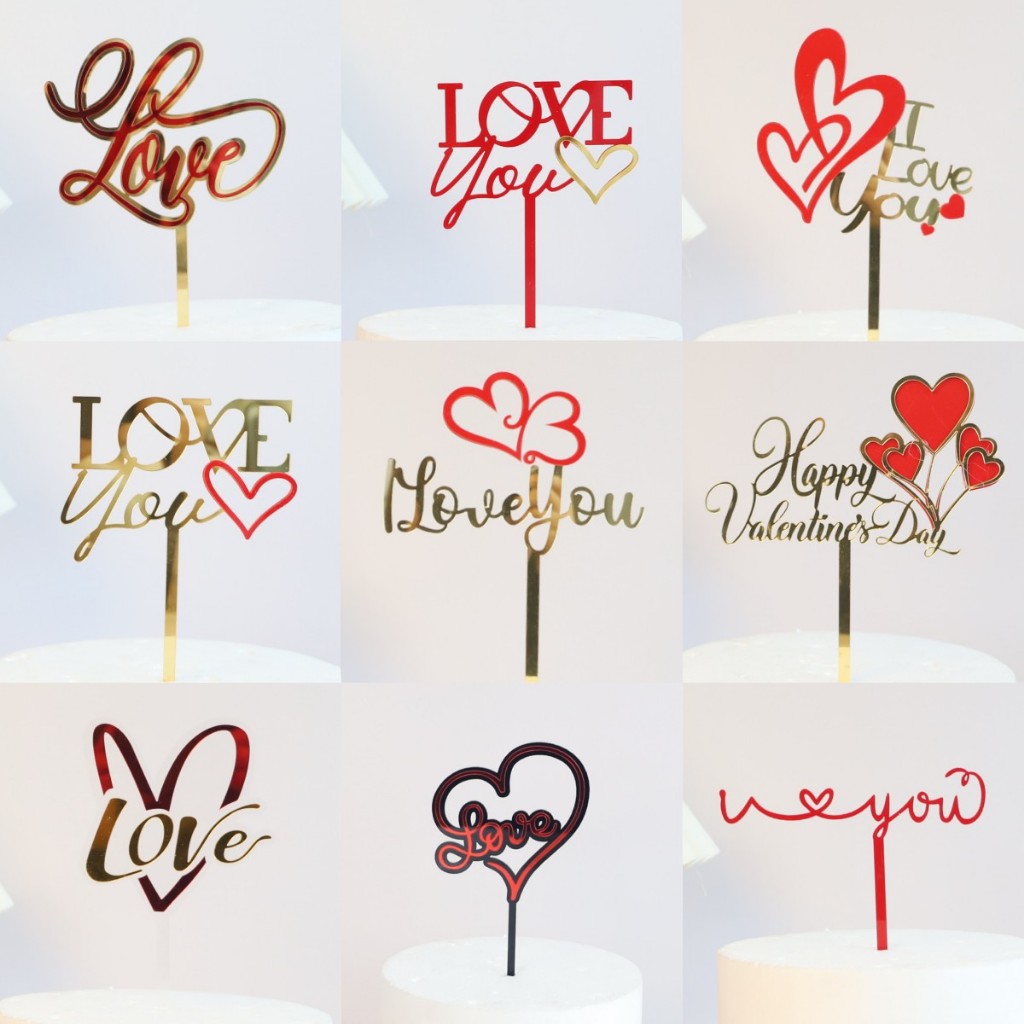 Love Cake Toppers,Bride Cake Topper，Baby Shower Birthday Wedding Party ...
