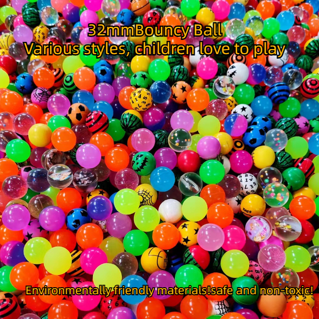Bouncy Ball 【Starting from 100 pieces】Solid Rubber Bouncing Ball Toy ...