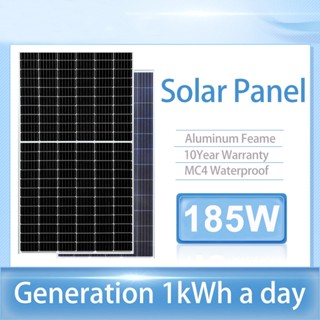 Solar Panel 185W 410W Solar Panel Waterproof Lightning Monocrystalline ...