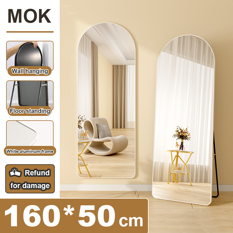 MOK Body Mirror 160/170CM Mirror With Stand Floor-To-Ceiling Wall ...