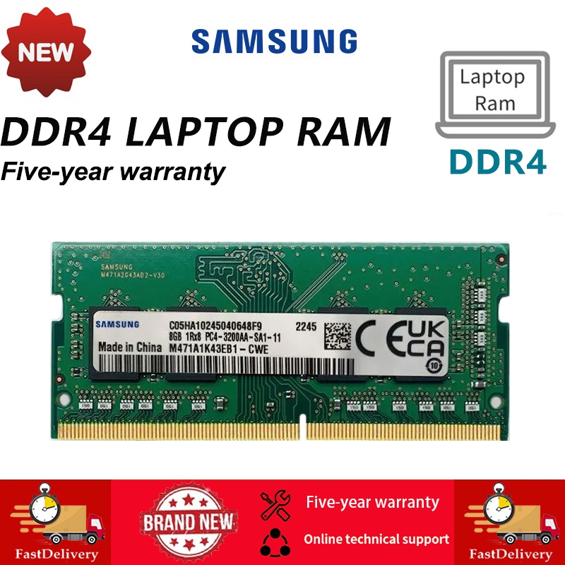 Samsung DDR4 Laptop RAM 4GB 8GB 16GB DDR4 2133Mhz 2400Mhz 2666Mhz ...