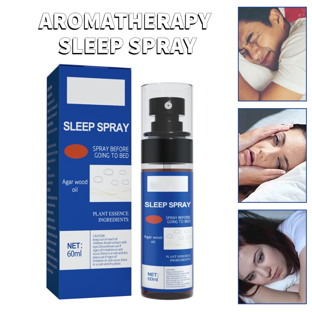 60ml Pillow Sleepy Sleep Spray for Deep Sleep Natural Sleep Aid ...