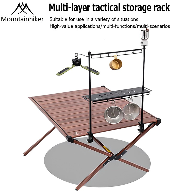 Mountainhiker Camping rack removable storage rack cookware pot lamp ...