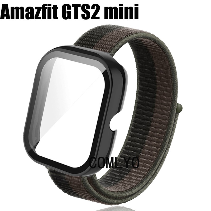 For Amazfit GTS 2 mini Case Strap Nylon Loop Smartwatch gts2 mini Band ...