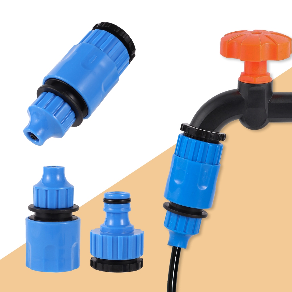 1/4 Inch Hose Quick Connectors Nipple Joint Agriculture Garden Water ...