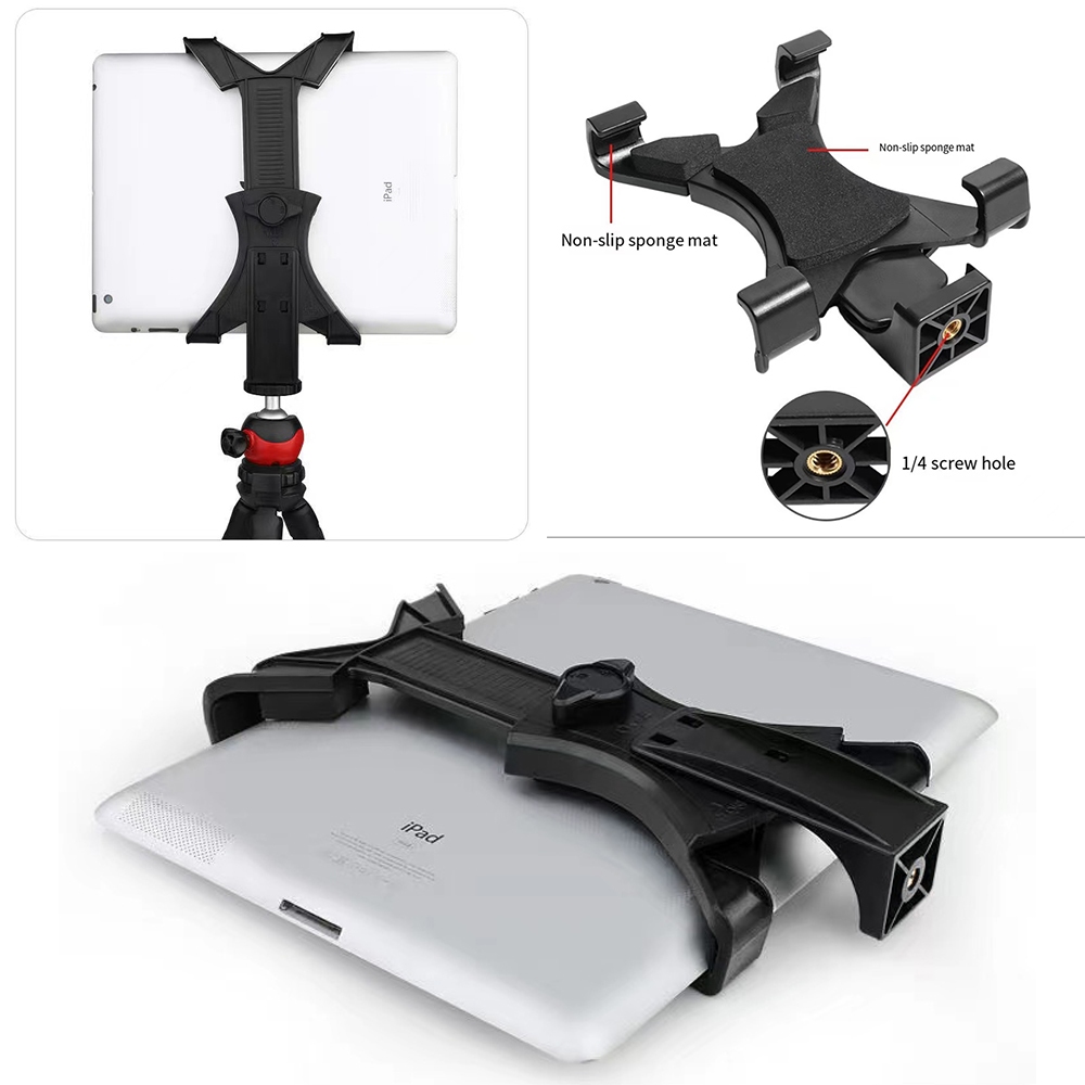 Tripod Mount iPad Clip Tablet Clip Tablet Head Quick Release Clip ...