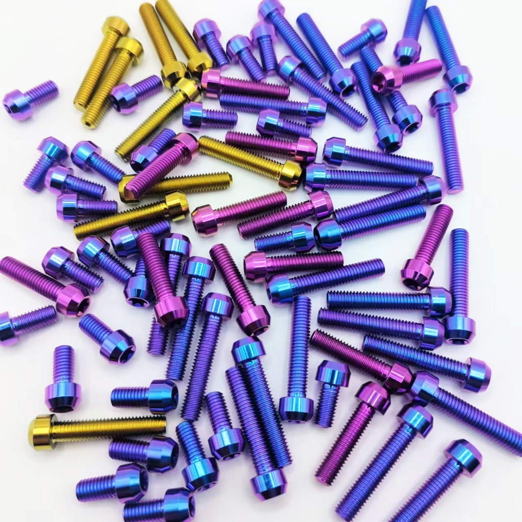 TC4/GR5 Titanium Bolts M4 M5 microcephaly Torx Inverted Angle Column ...