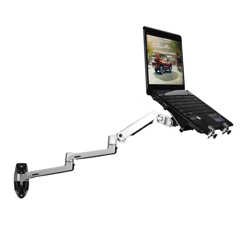 V63WT Wall Mount Laptop Holder Ultra Long Arm Aluminum Mechanical ...