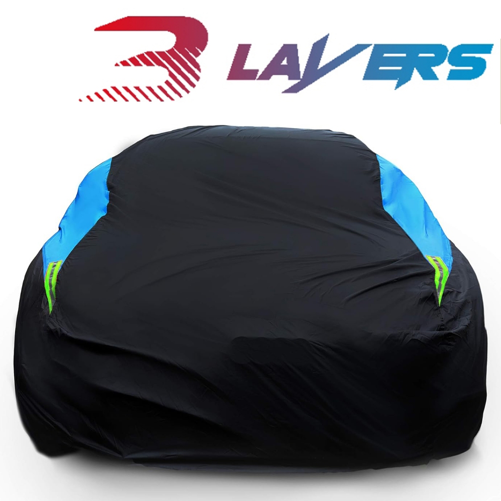 AUTOP New Waterproof Car Cover 3 Layers All Weather Snowproof UV ...