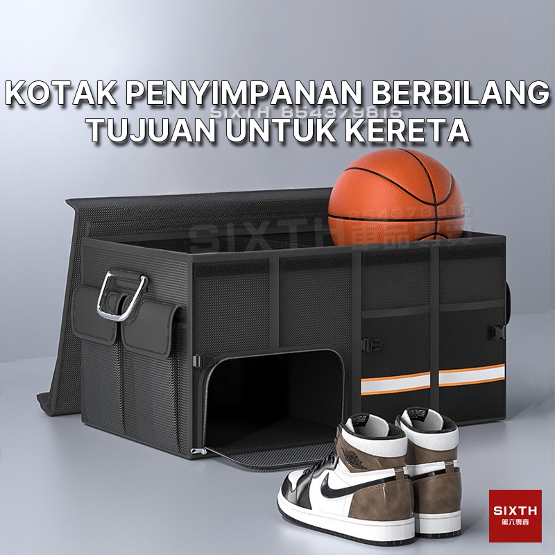Kotak storan bagasi kereta 1680D Oxford Cloth Car Storage Box Rear ...