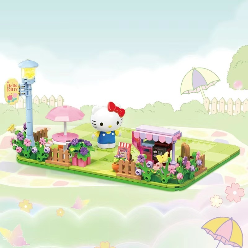 Sanrio Building Blocks Kuromi My Melody Cinnamoroll Figure Bricks Cute ...