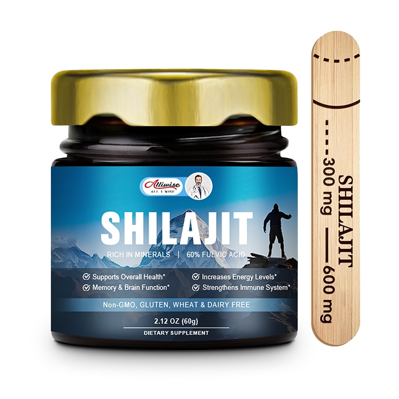 Alliwise Shilajit Pure Himalayan Organic Shilajit Resin Boosts Stamina ...
