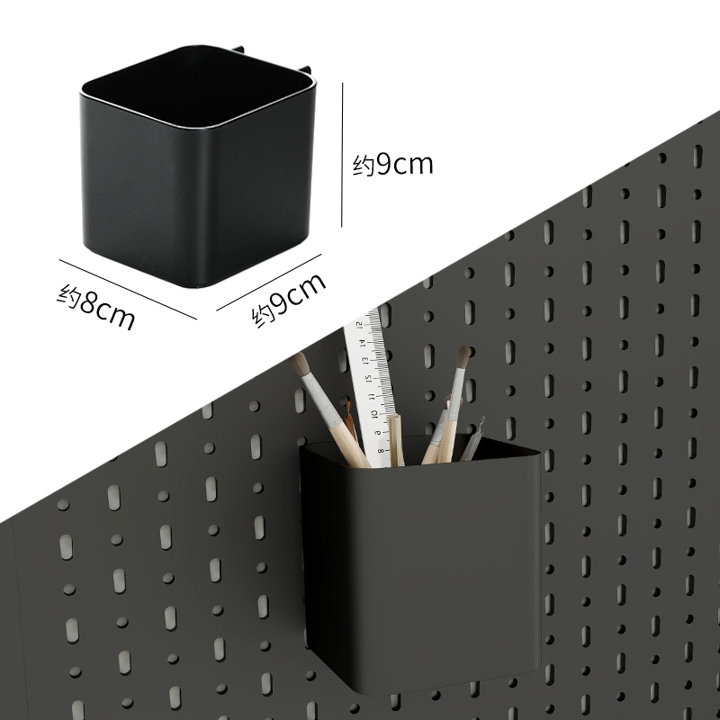 56x56cm Pegboard Shelf PVC Wall Rack Display Board Desk Organizer Wall ...