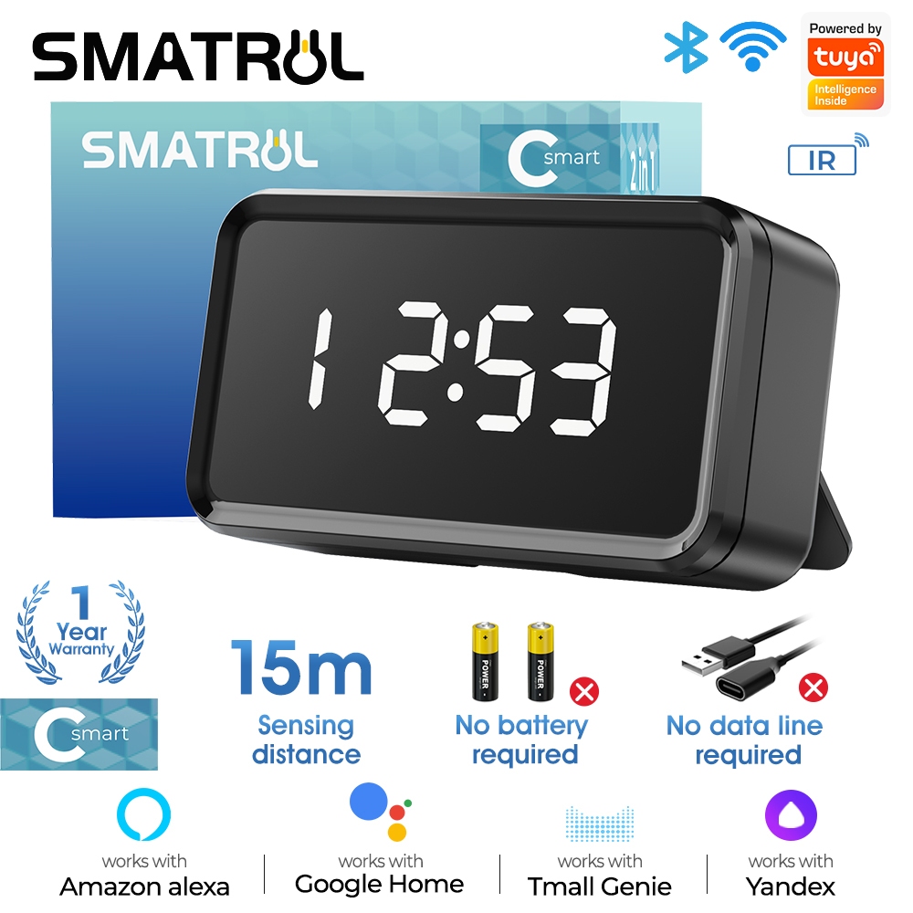 SMATRUL Tuya Smart Wifi Infrared IR Remote Control With Time Air ...