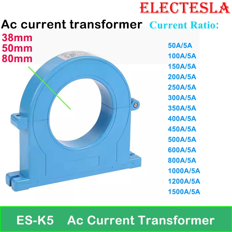 Split Core Current Transformer ES-K5 100A/5A 150A/5A 350A/5A AC CT ...