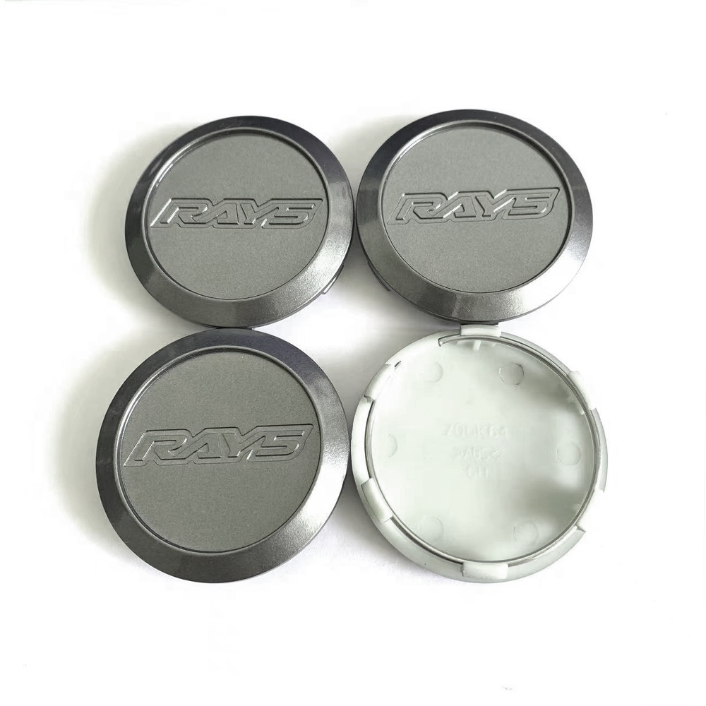 4pcs 64mm RAYS Car Wheel Center Caps Red Logo Fit for Rays Volk Racing ...