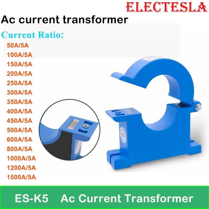 Micro Precision Current Transformer Ac Current Transformer 100a 5a 300a 5a Hall Current Sensor