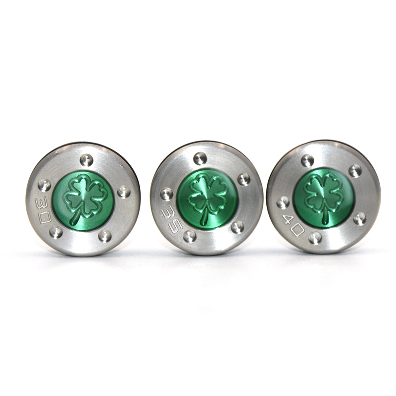 2 Pieces Green Lucky Four-Leaf Putter Counterweight Weight Screws ...
