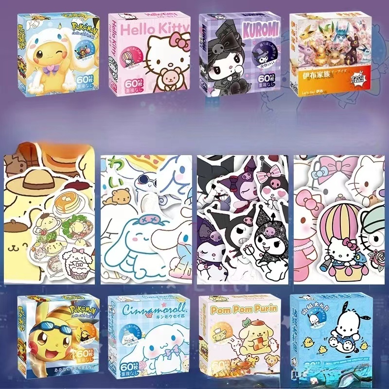 Cute sanrio sticker Kuromi sticker cartoon diary cinnamoroll Pacha dog ...