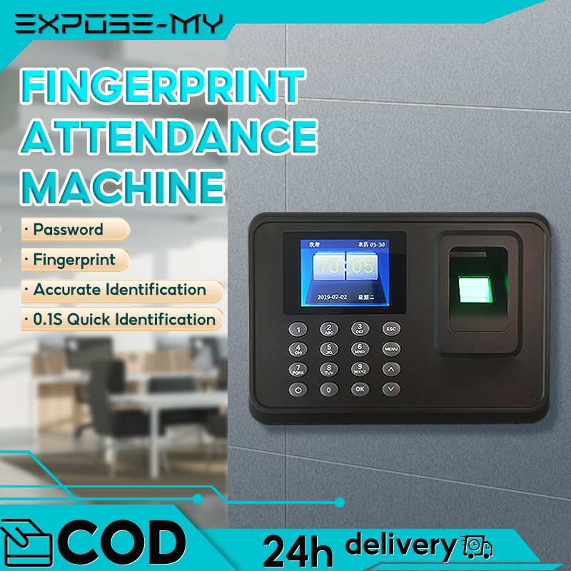 EXPOSE Thumbprint Attendance Punch Card Machine | Shopee Malaysia