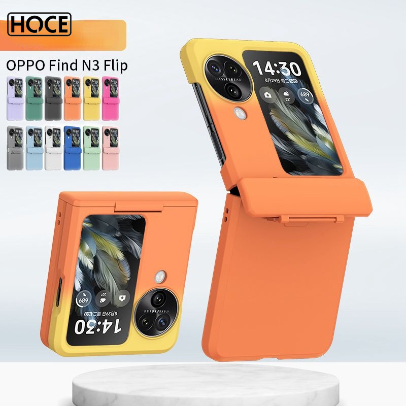 HOCE N3flip rotation shaft Hinge Gradient Skin Feel Matte Phone Case ...