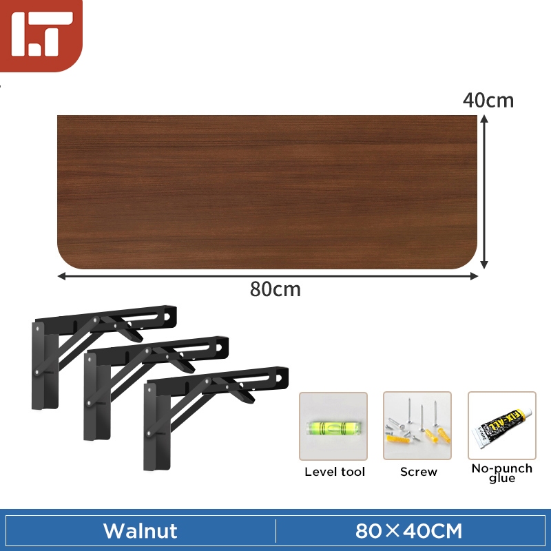 Folding Table With Bracket Office Table Foldable Table Wall Mounted ...