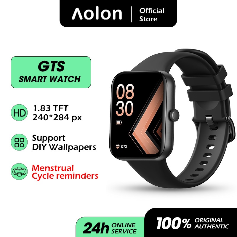 Aolon GTS 2024 Smart Watch Waterproof Original Fitness Sports Bluetooth ...