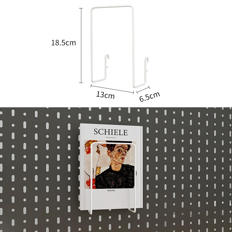 56X56cm Pegboard PVC Wall Organizer Perforated Display Board Rack Wall ...