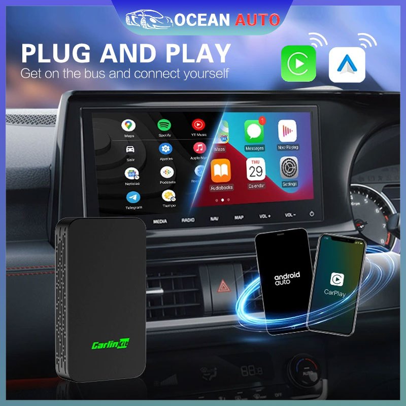 Carlinkit 5.0 wired to wireless carplay Carlink kit 4.0 android auto ...